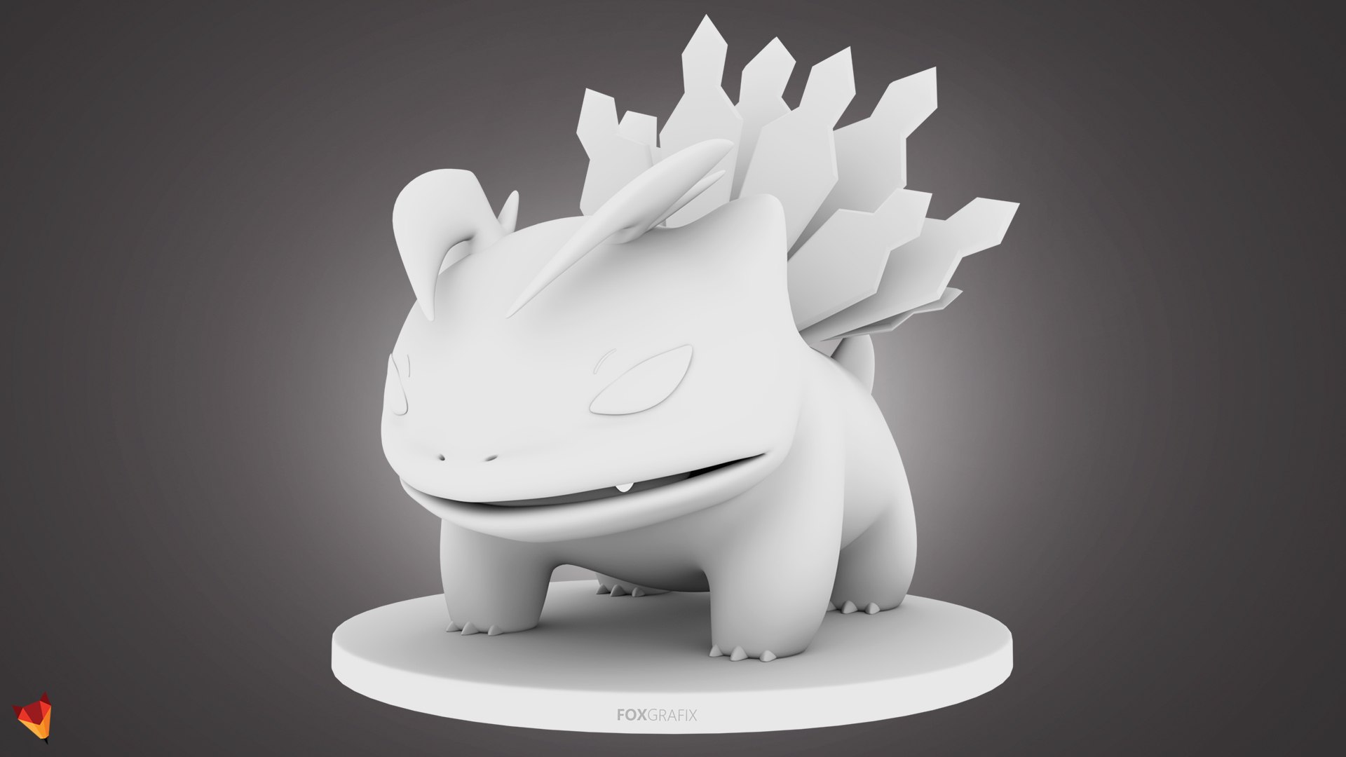 3D Pokemon Bulbasaur Dark Type Concept - TurboSquid 1969997