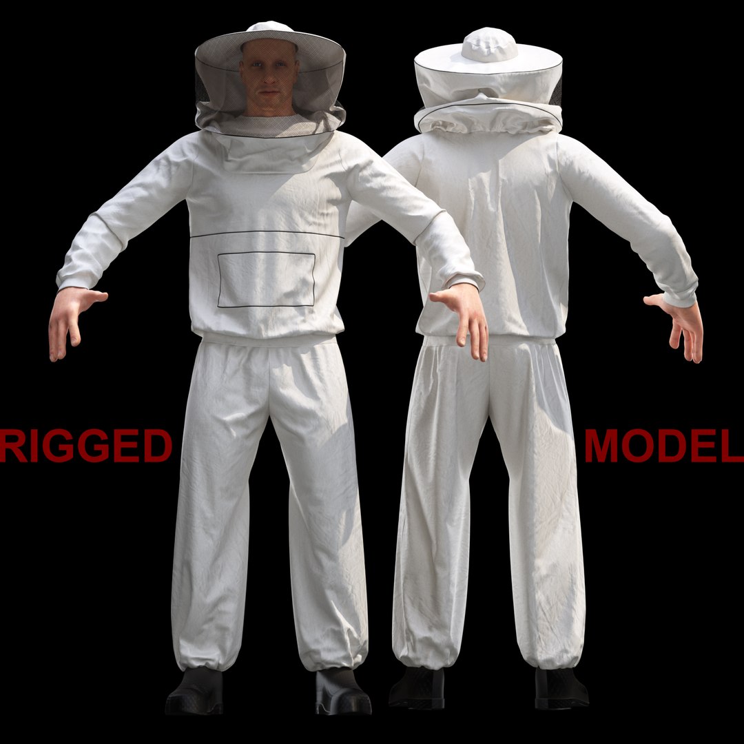 3D Beekeeper Bee - TurboSquid 1492908