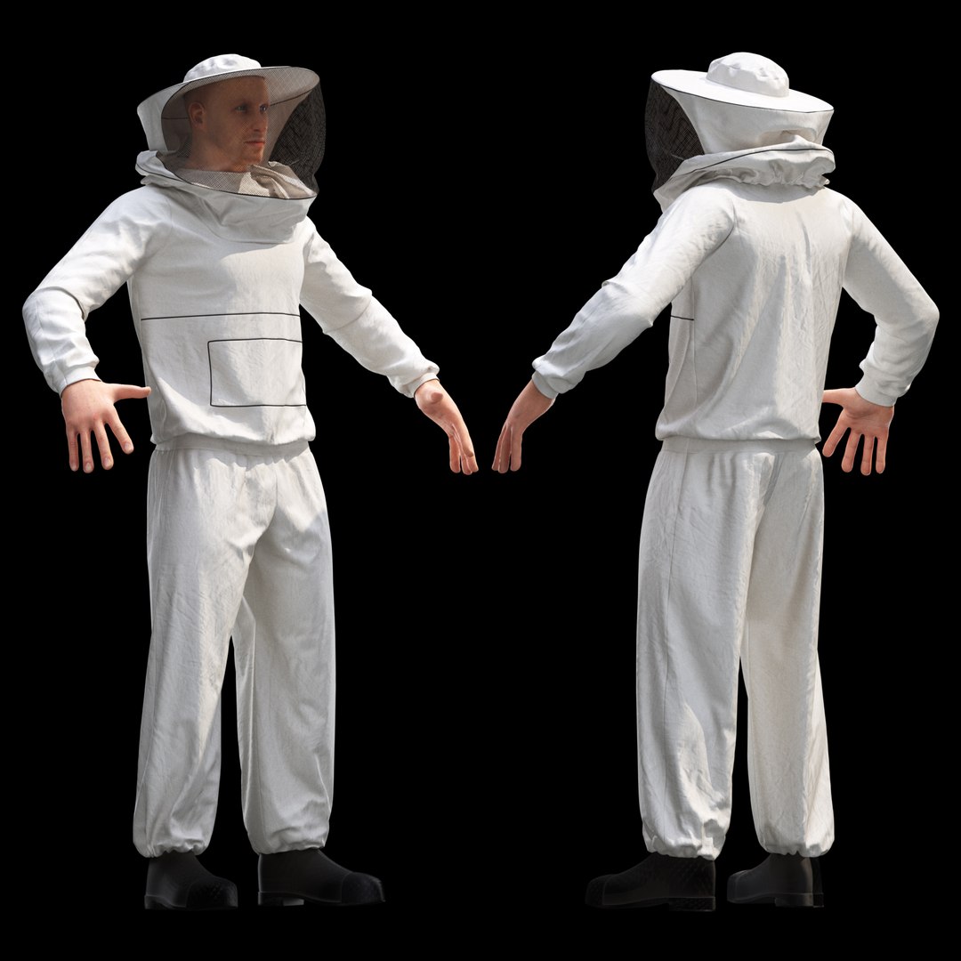 3D Beekeeper Bee - TurboSquid 1492908