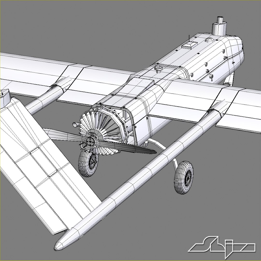 Unmanned Aerial Vehicle Shadow 3d Model