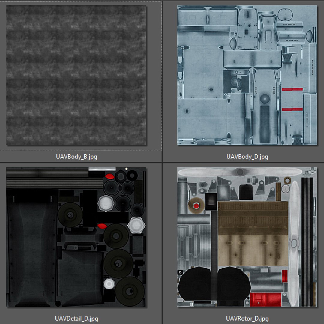 Unmanned Aerial Vehicle Shadow 3d Model