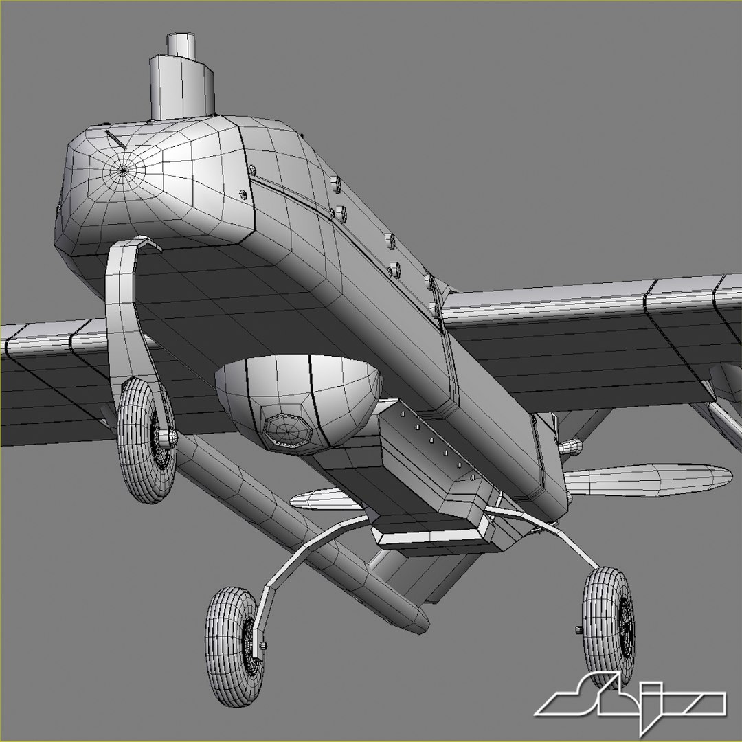 Unmanned Aerial Vehicle Shadow 3d Model