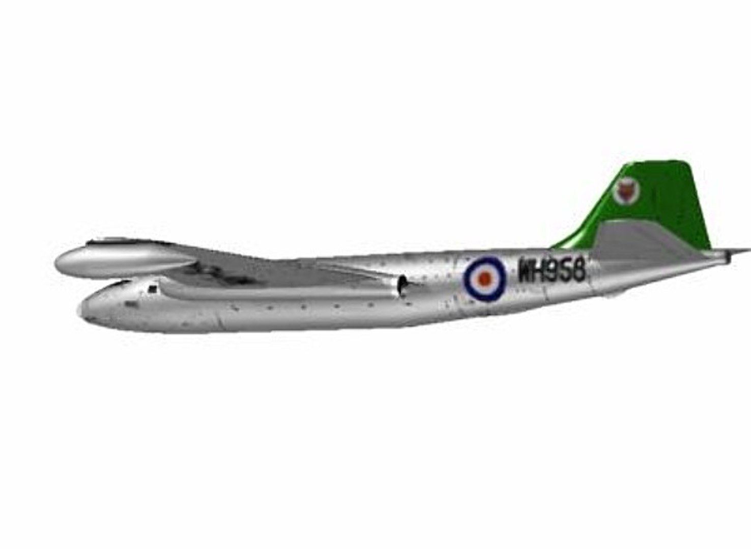 3d model canberra bomber