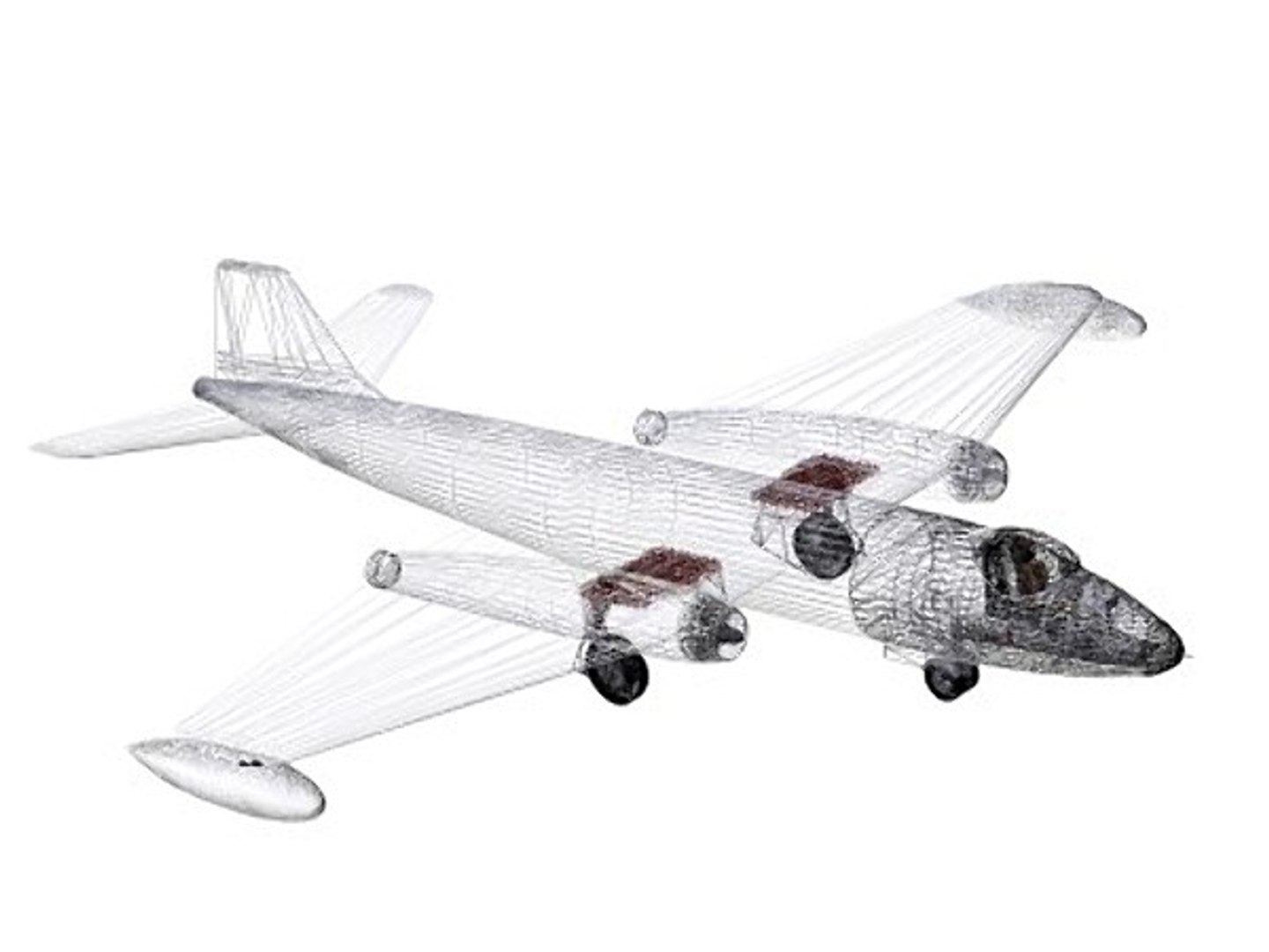 3d model canberra bomber
