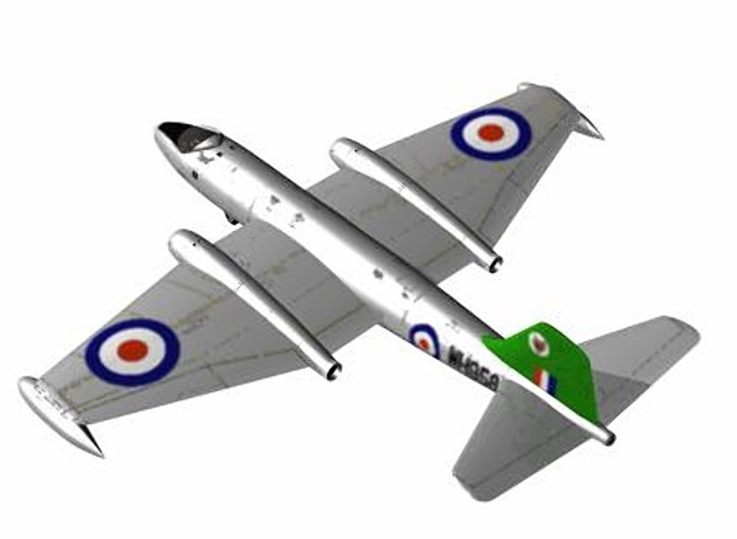 3d model canberra bomber