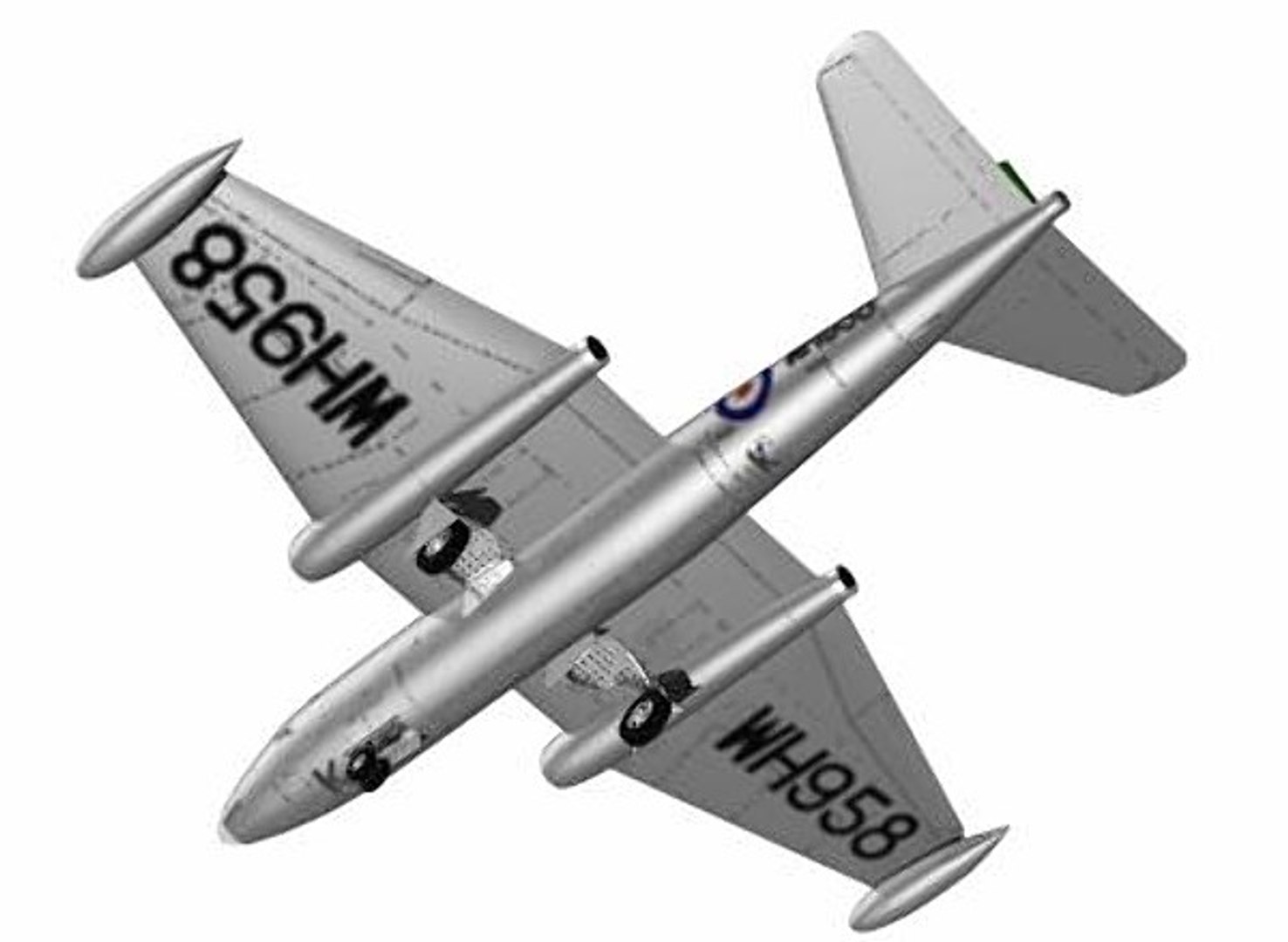 3d model canberra bomber