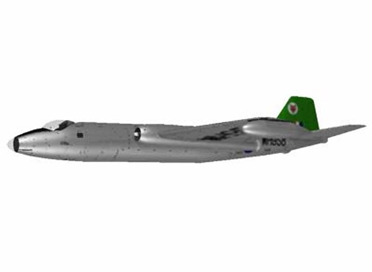 3d model canberra bomber