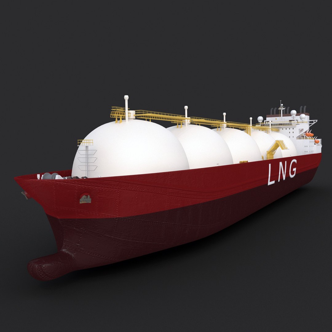 Lng Carrier 3d Model