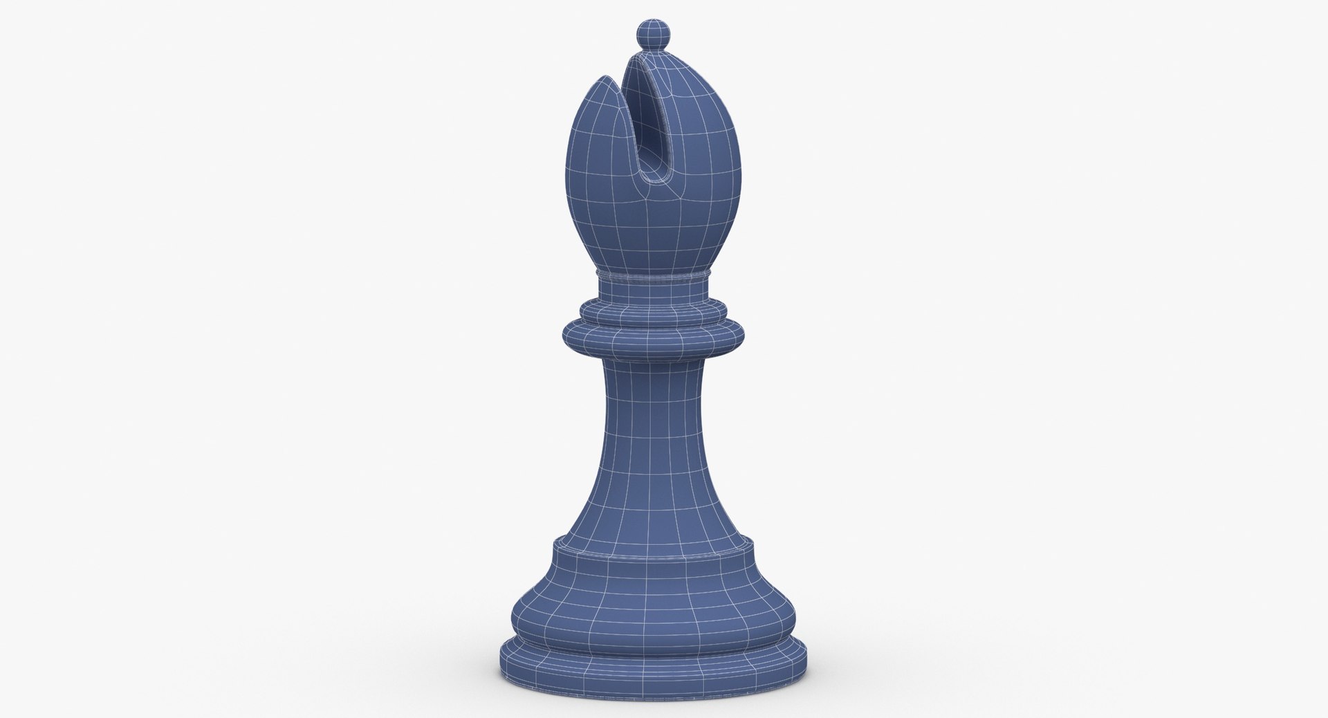 Chess Piece 02 Bishop Model - TurboSquid 1598580