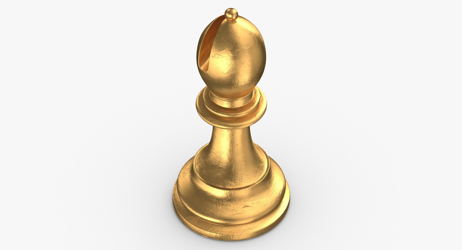 Chess Piece 02 Bishop Model - TurboSquid 1598580