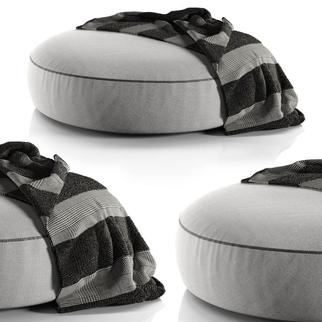 Elise pouf poliform model - TurboSquid 1501786