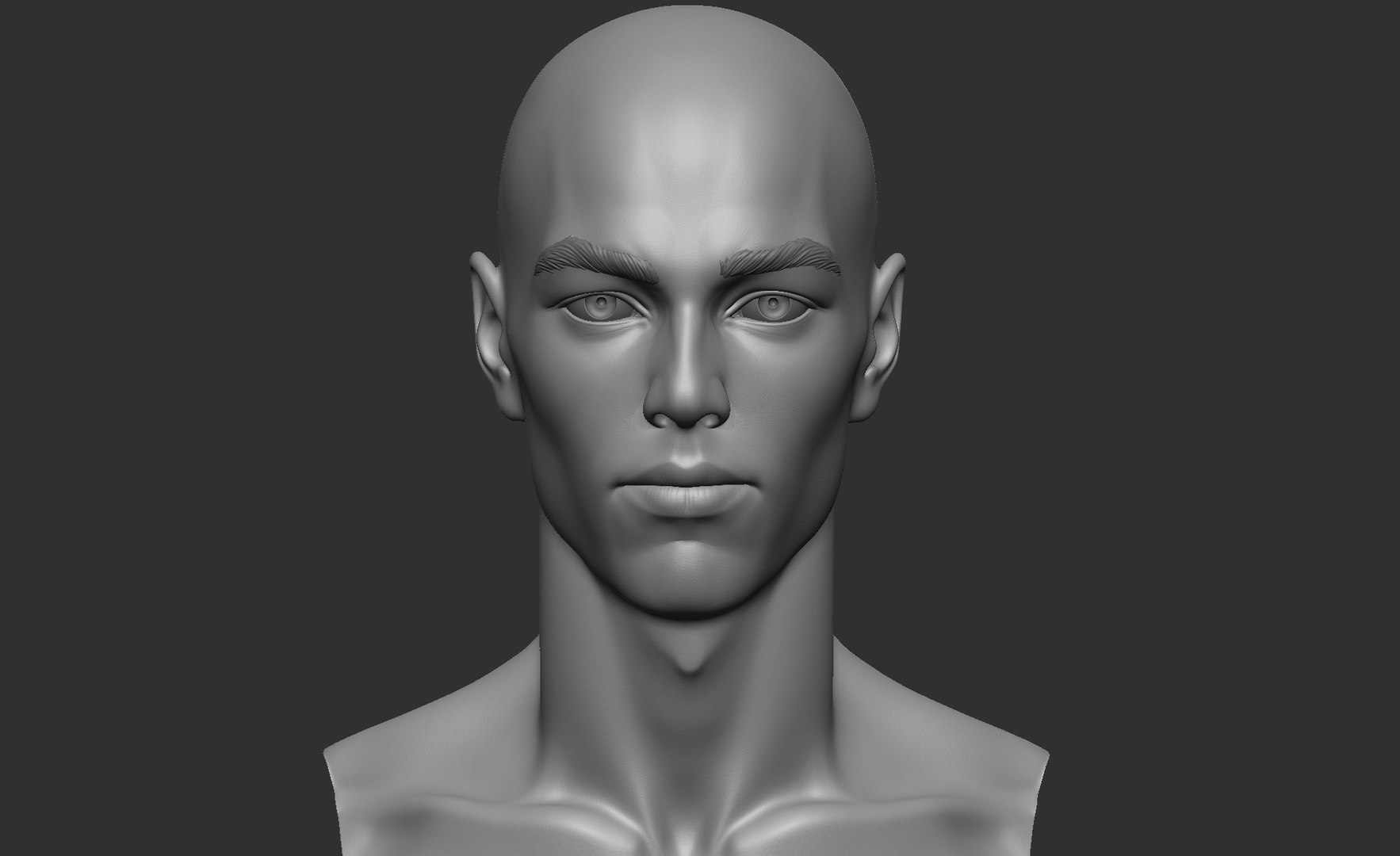 Normal Man Sculpture 3D - TurboSquid 2324870