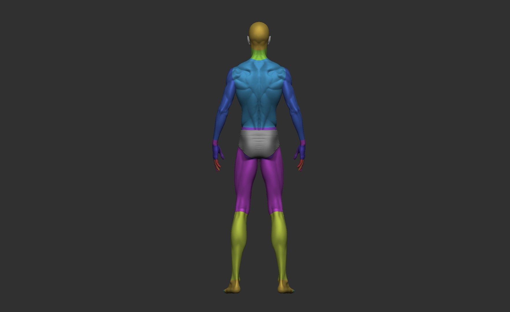 Normal Man Sculpture 3D - TurboSquid 2324870