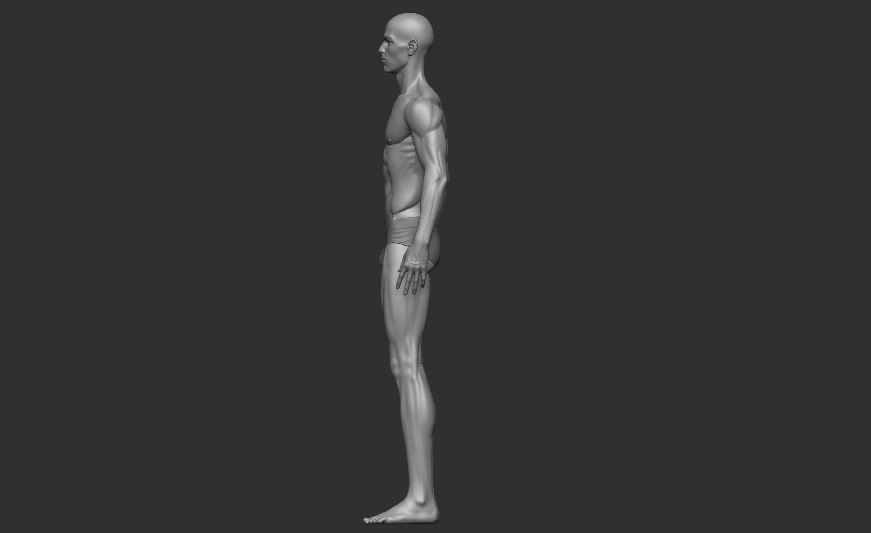 Normal Man Sculpture 3D - TurboSquid 2324870