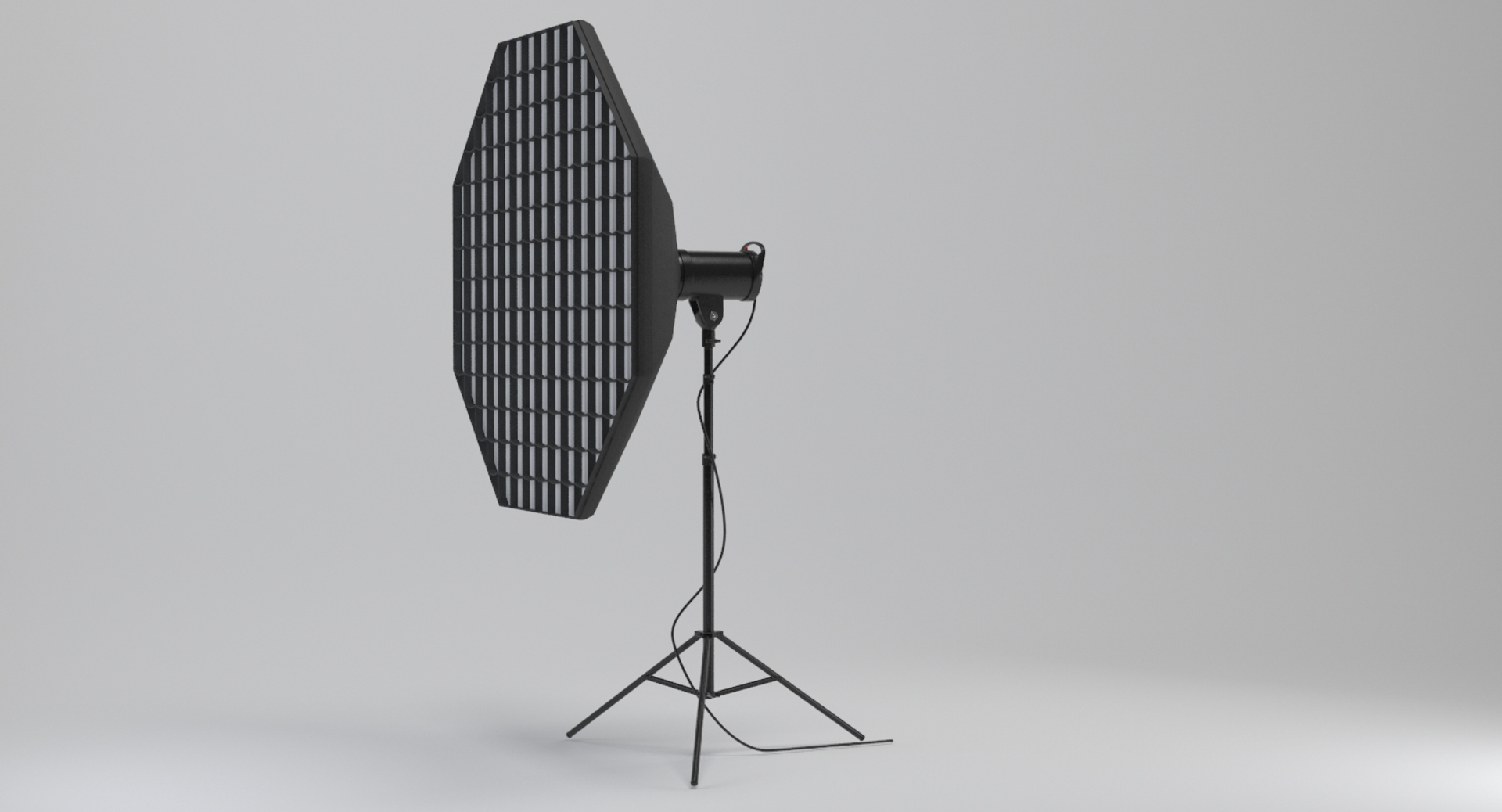 Studio Monolight Octabox Grid 3D Model - TurboSquid 1354443