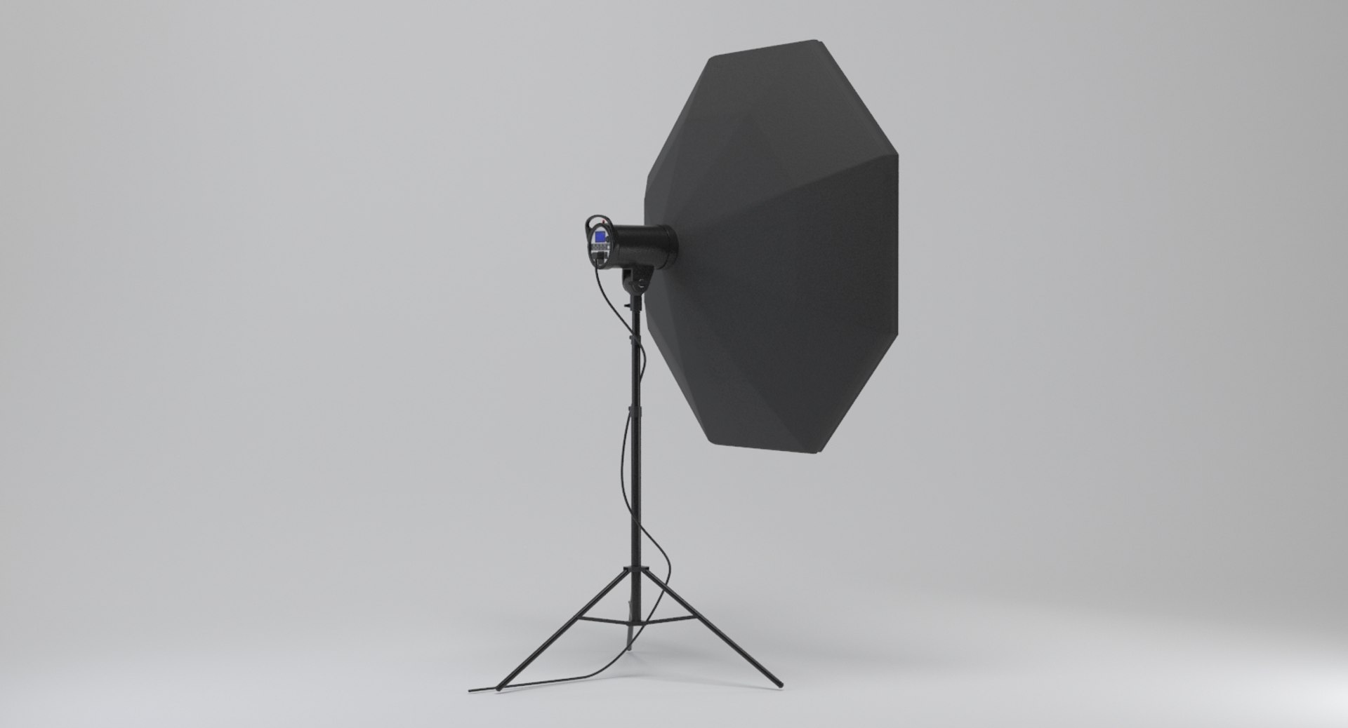 Studio monolight octabox grid 3D model - TurboSquid 1354443