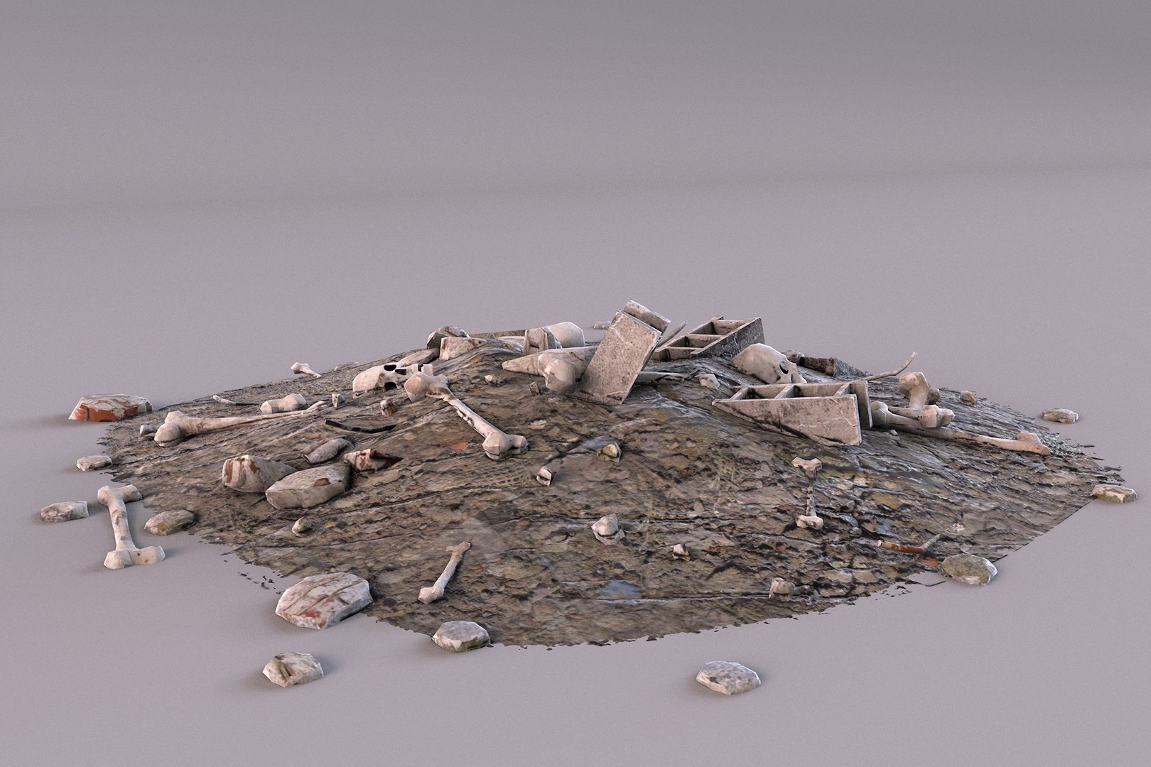 Debris Rubble Model - TurboSquid 1690492