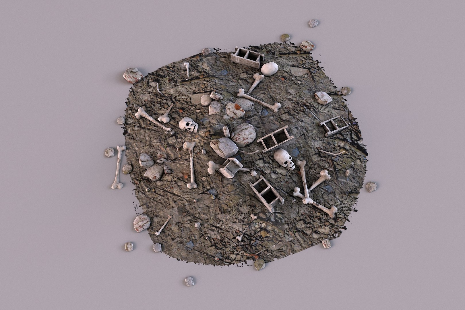 Debris Rubble Model - TurboSquid 1690492