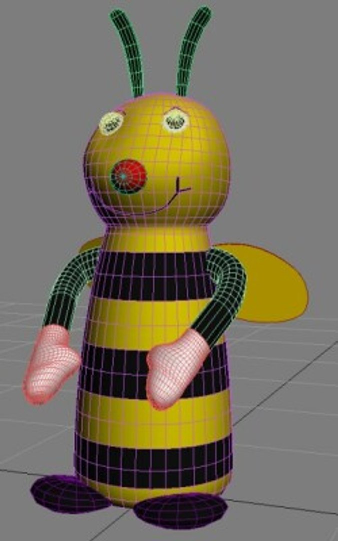 3d toy bee model