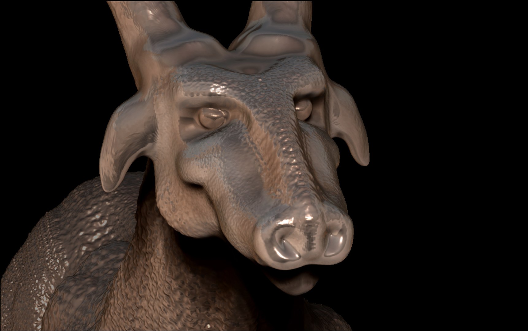 Animal Sculpture 3d 3ds