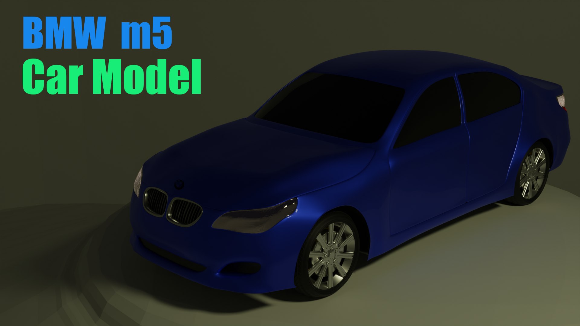 Bmw M5 Car Figure