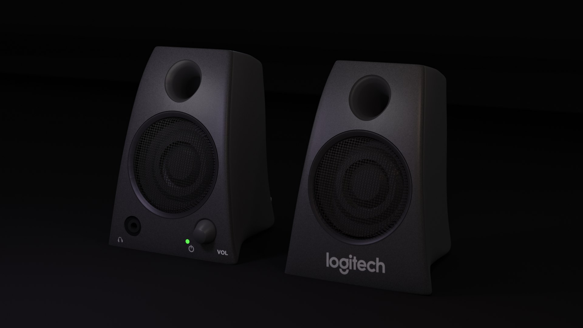 Logitech speakers 3D - TurboSquid 1712072
