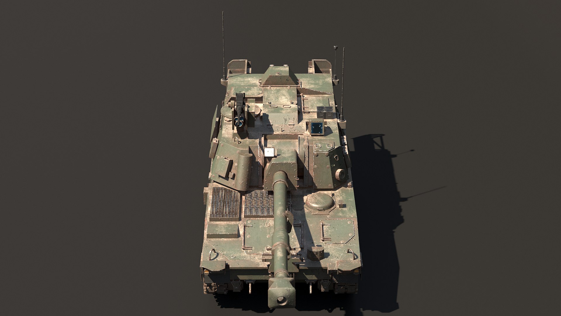 M109A7 Paladin Howitzer Battle Wear 3D Model - TurboSquid 2008600