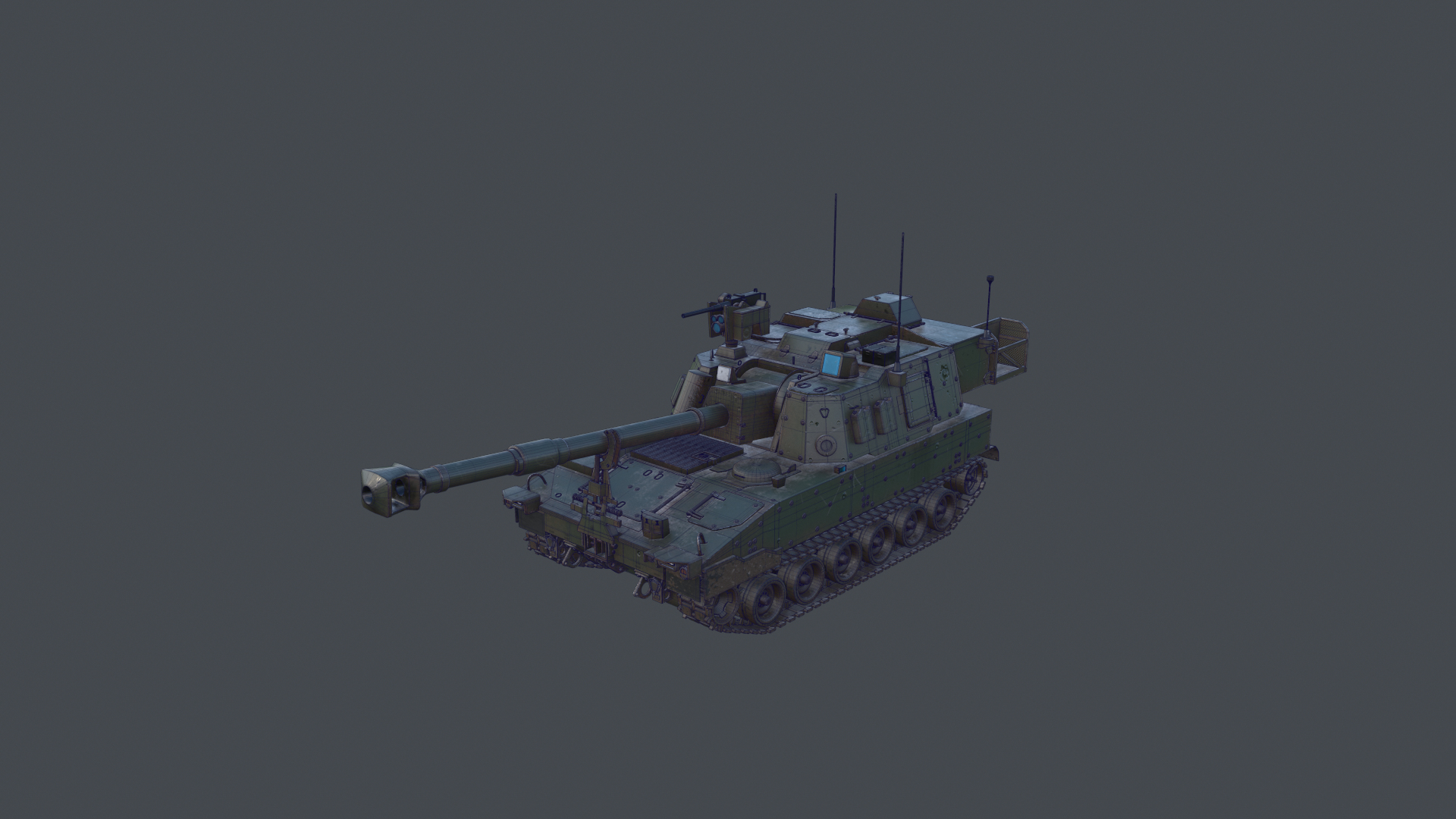 M109A7 Paladin Howitzer Battle Wear 3D Model - TurboSquid 2008600