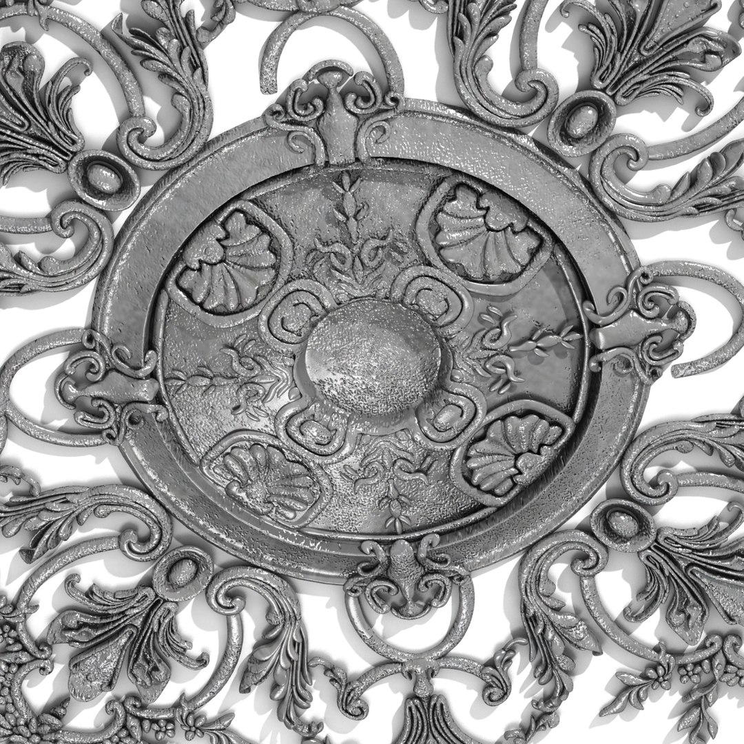 Ceiling Rosette Obj
