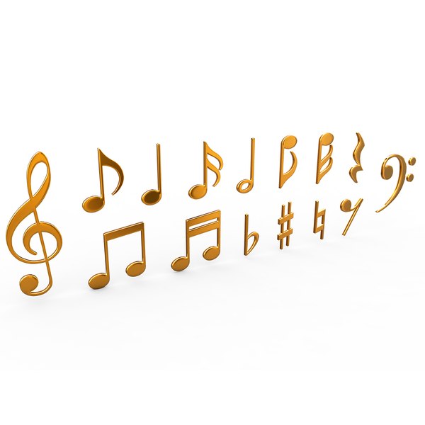 Musical Note 3D Models for Download | TurboSquid