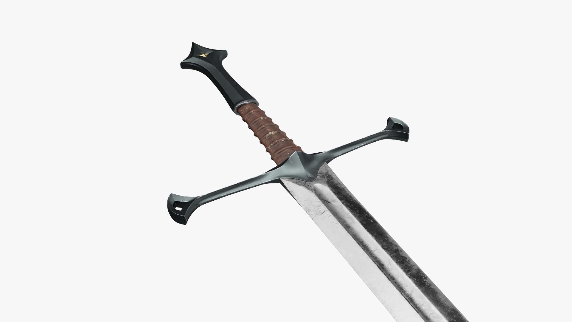 3D Medieval Sword Model - TurboSquid 1901598