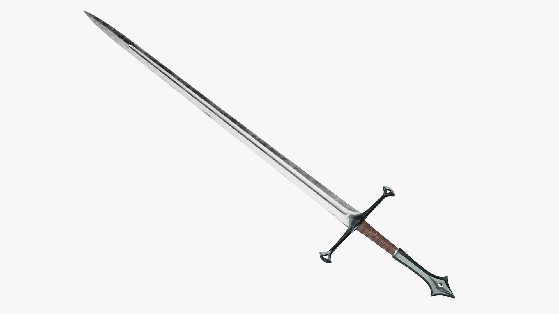 3D Medieval Sword Model - TurboSquid 1901598