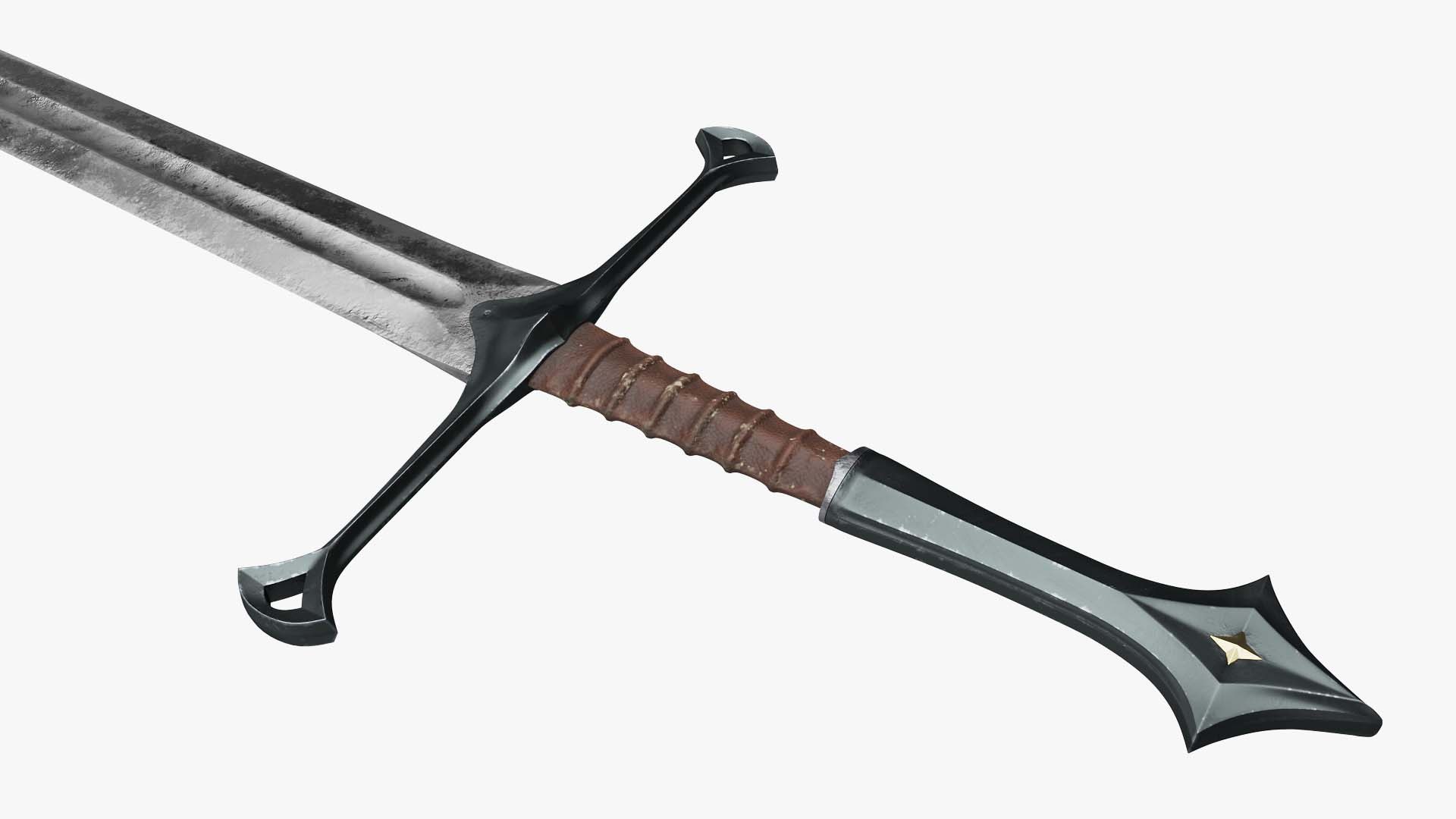 3D Medieval Sword Model - TurboSquid 1901598