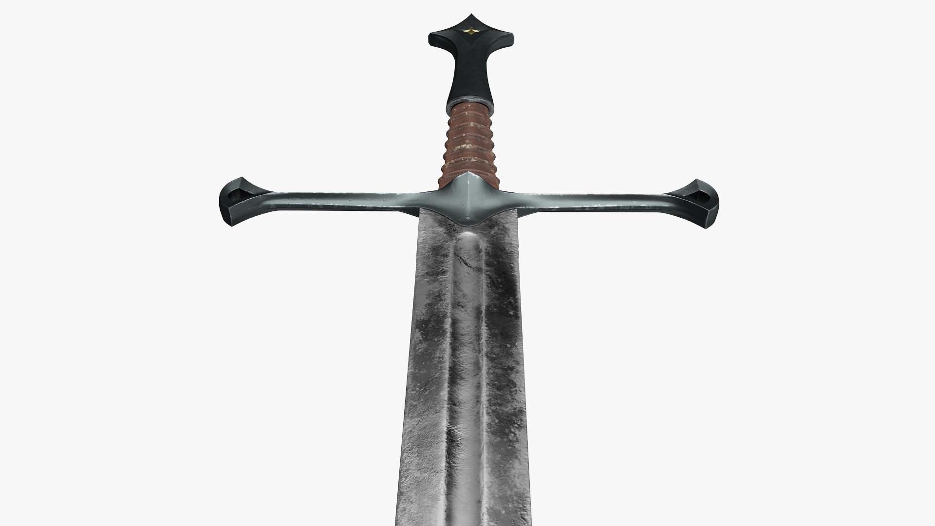3D Medieval Sword Model - TurboSquid 1901598