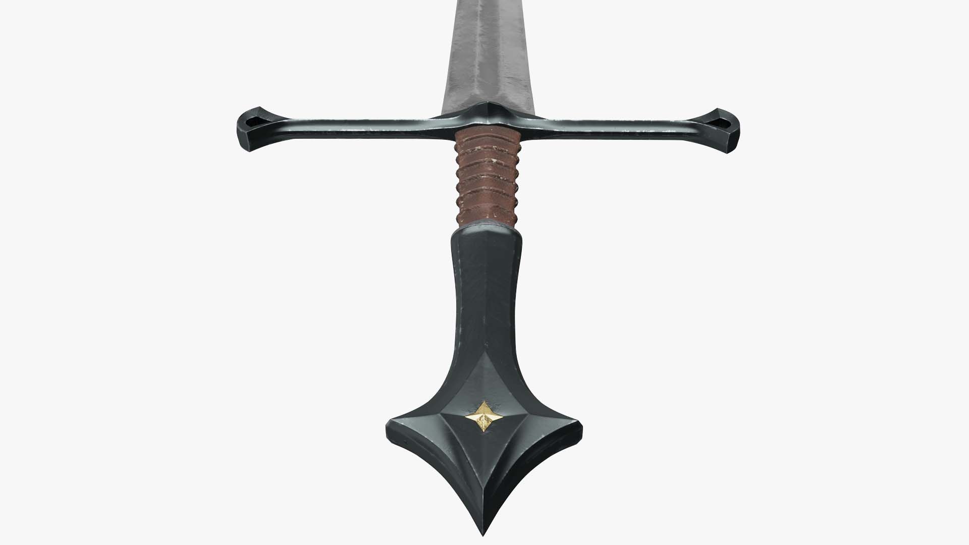3D Medieval Sword Model - TurboSquid 1901598