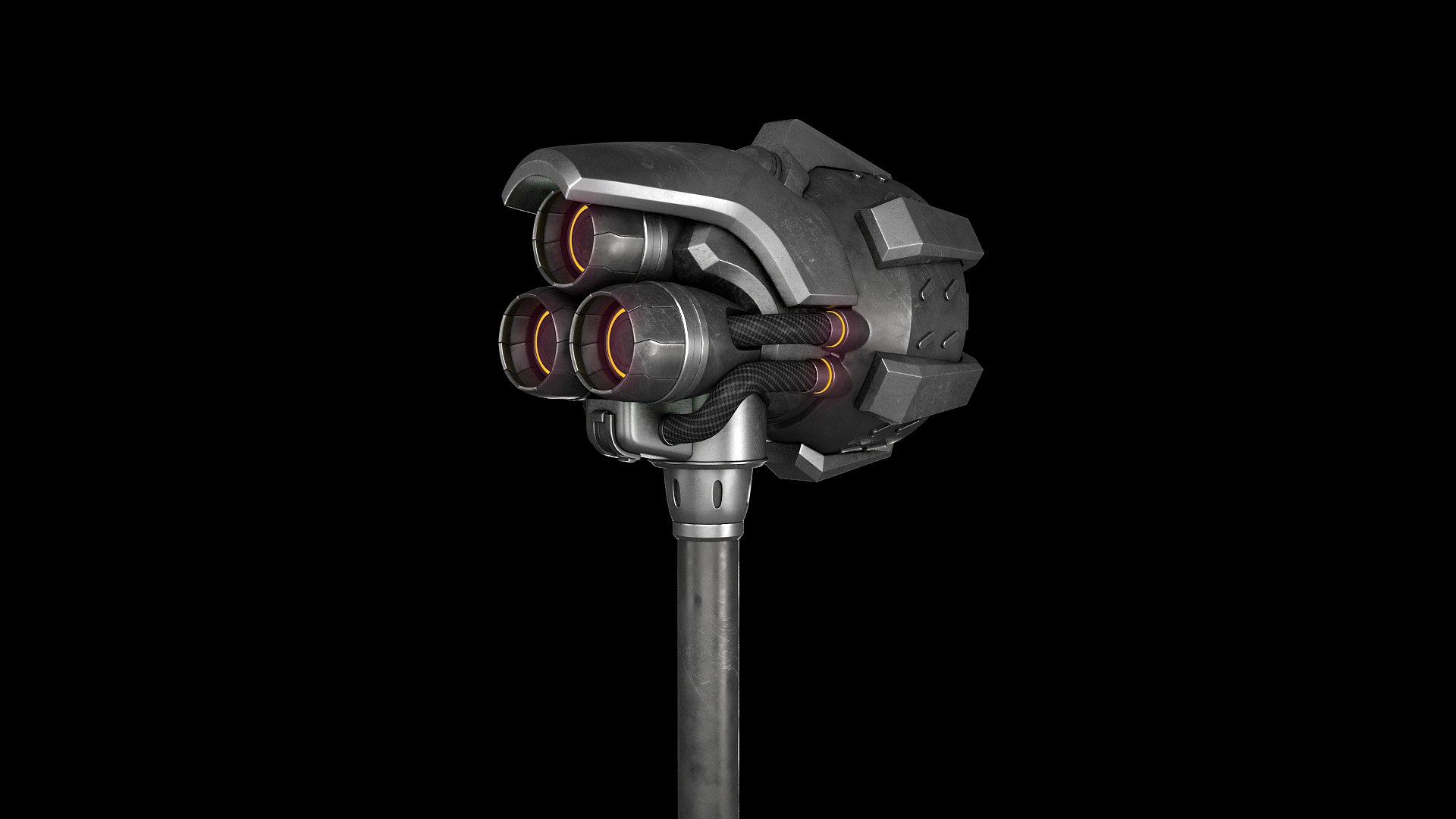 Overwatch reinhardt hammers 3D - TurboSquid 1665487