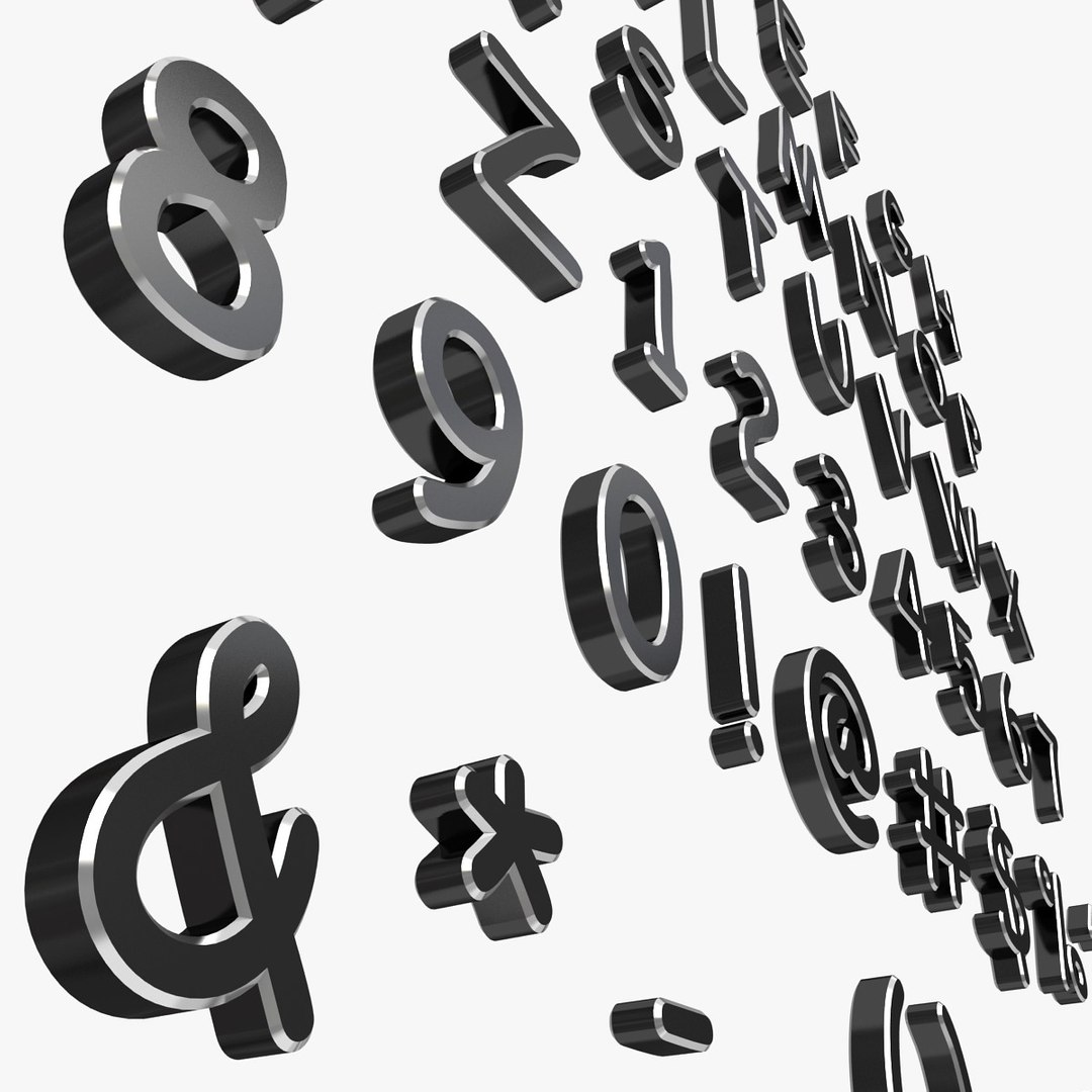 Font Comic Sans Ms 3d Model