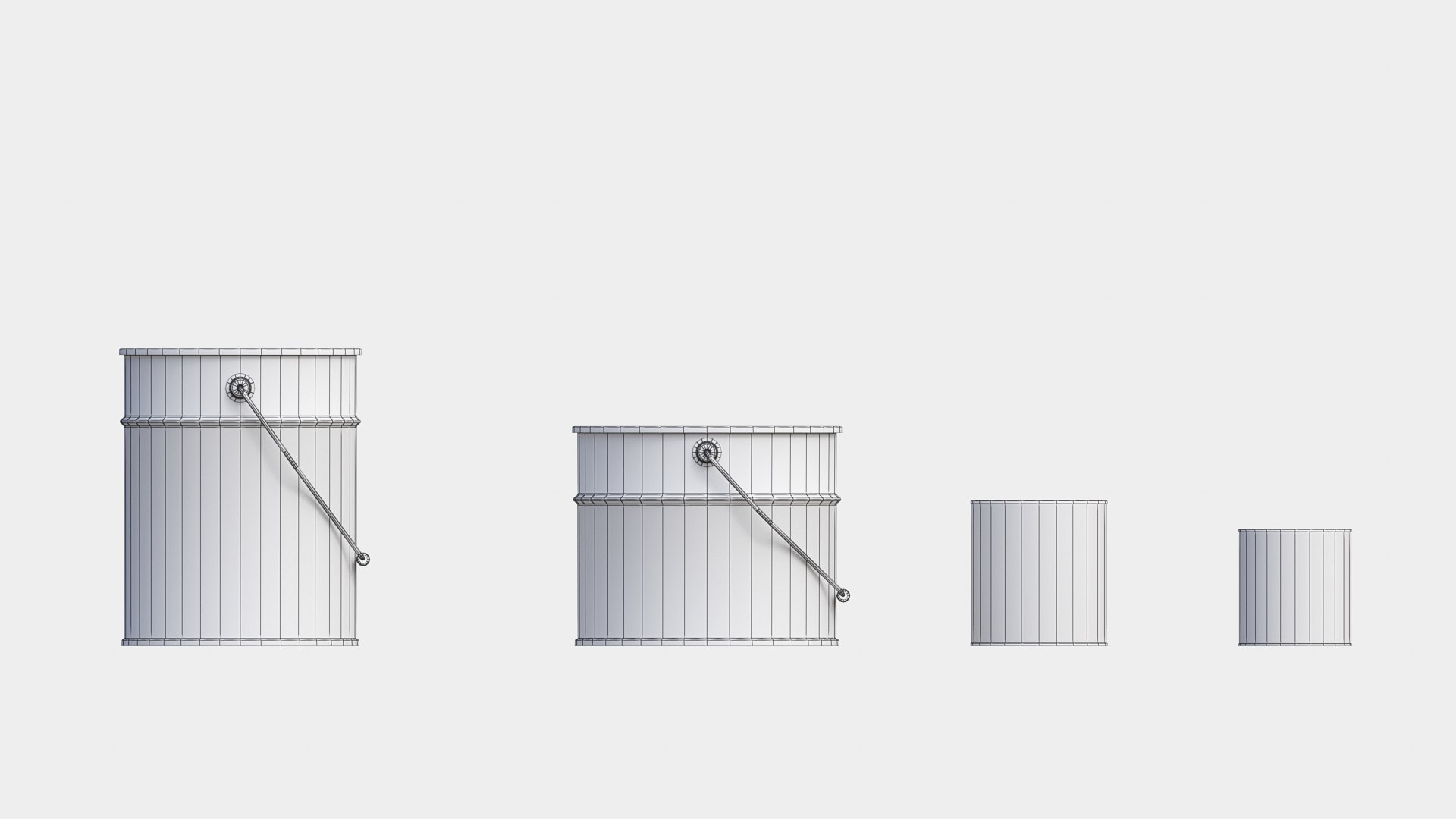 3D Paint Cans Lowpoly Model - TurboSquid 2325617