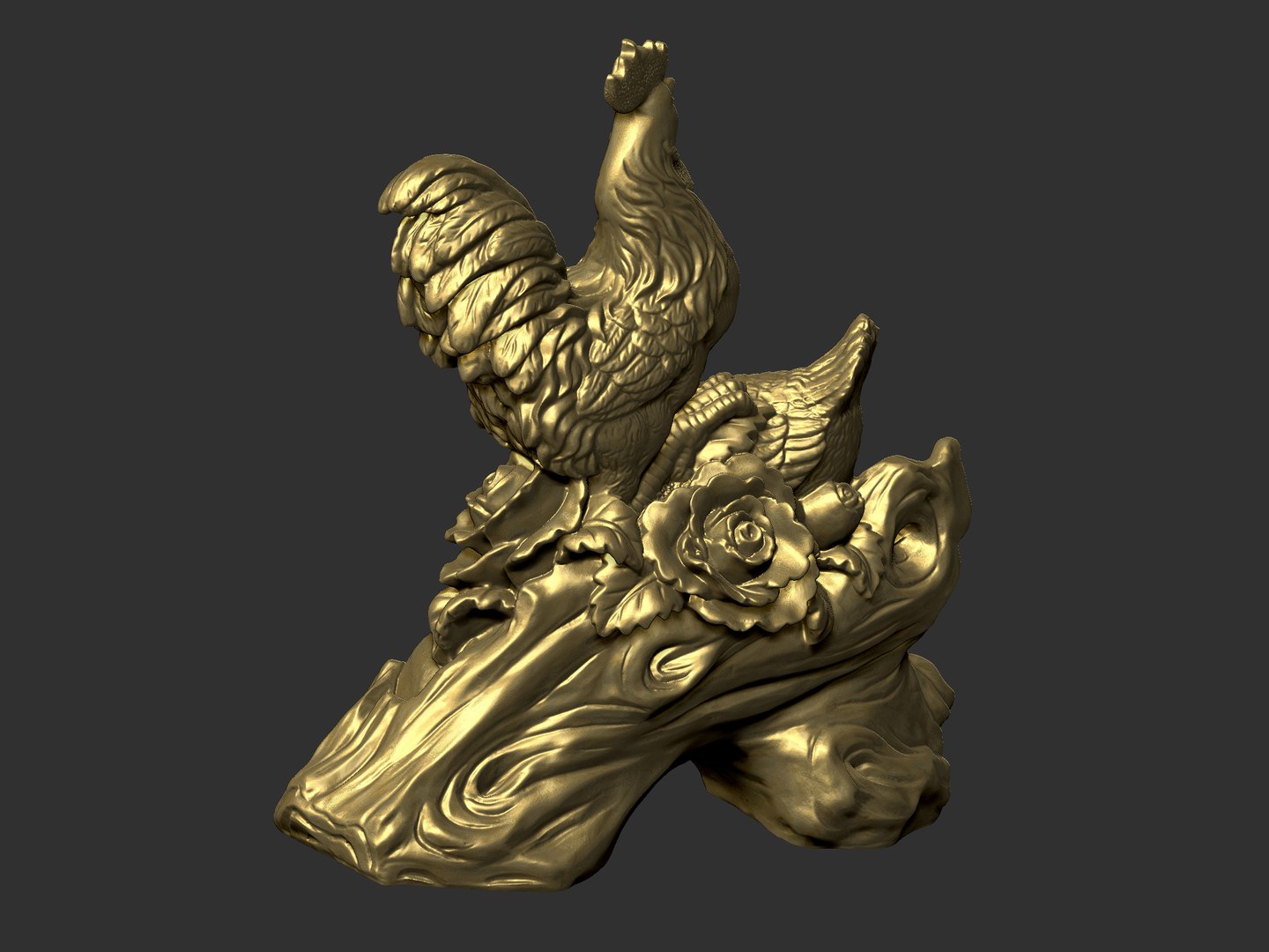 Family Of Chickens 3D Model - TurboSquid 2044263