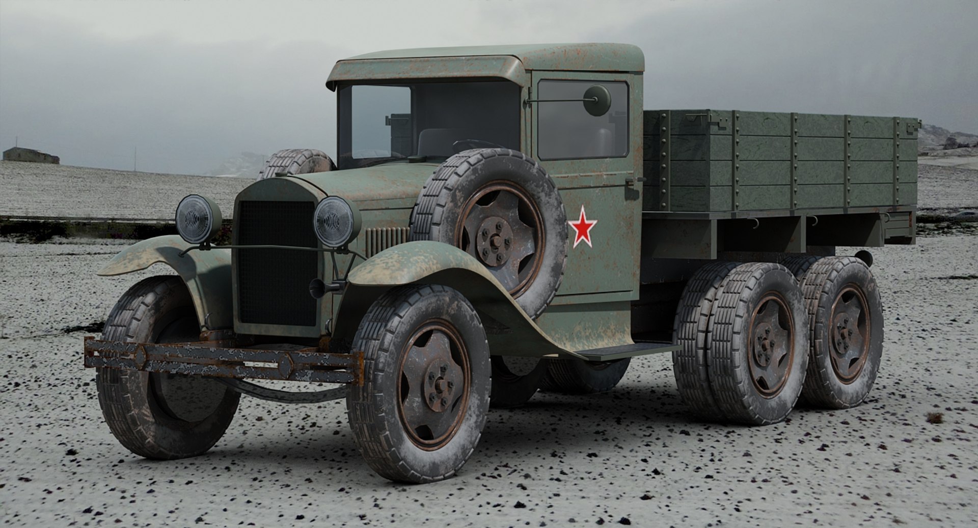 3ds Max Gaz Aaa Truck