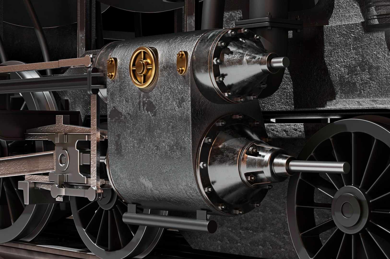 3D Mav Class 424 With Railroad - TurboSquid 1753118