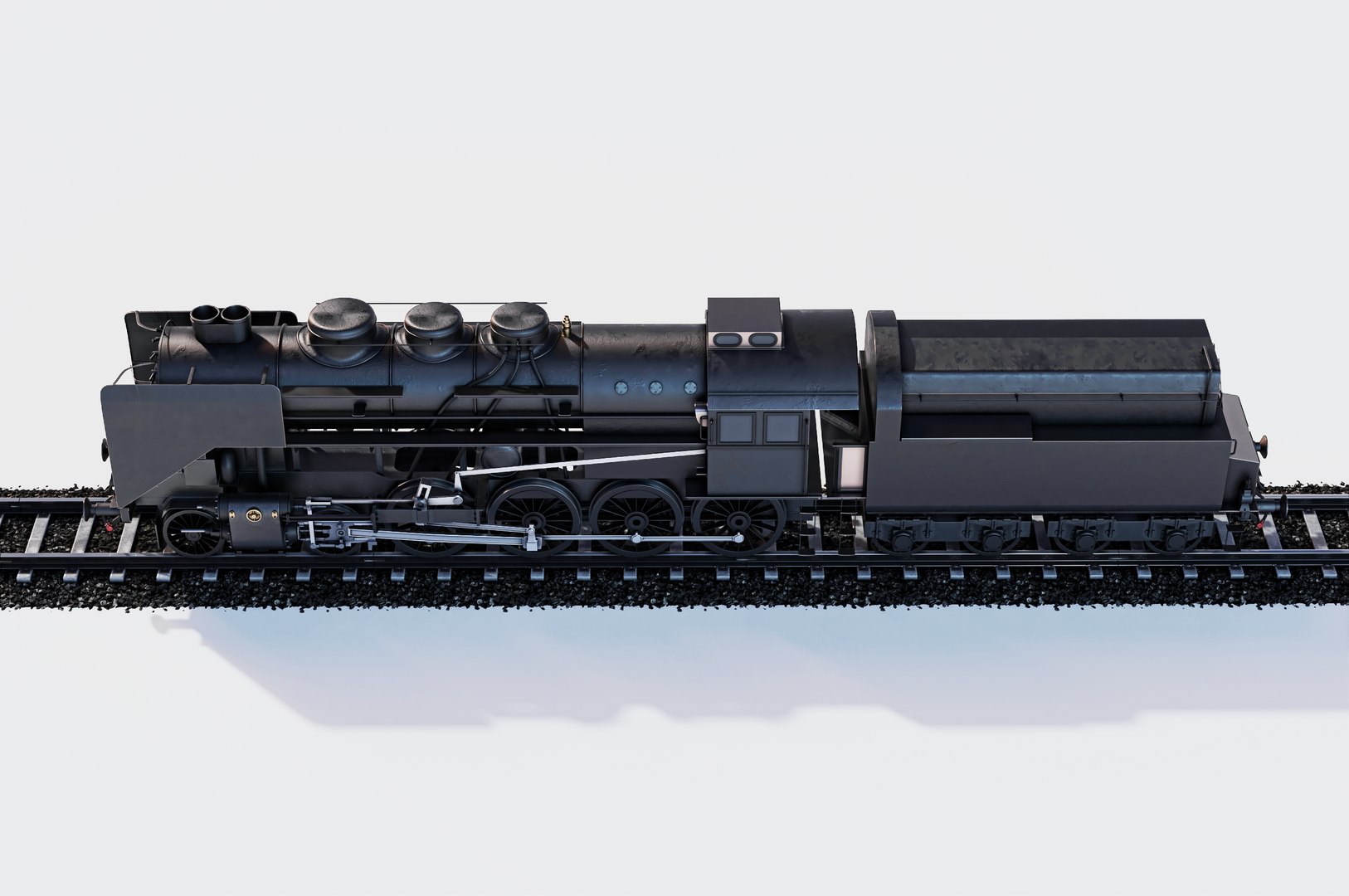 3D Mav Class 424 With Railroad - TurboSquid 1753118