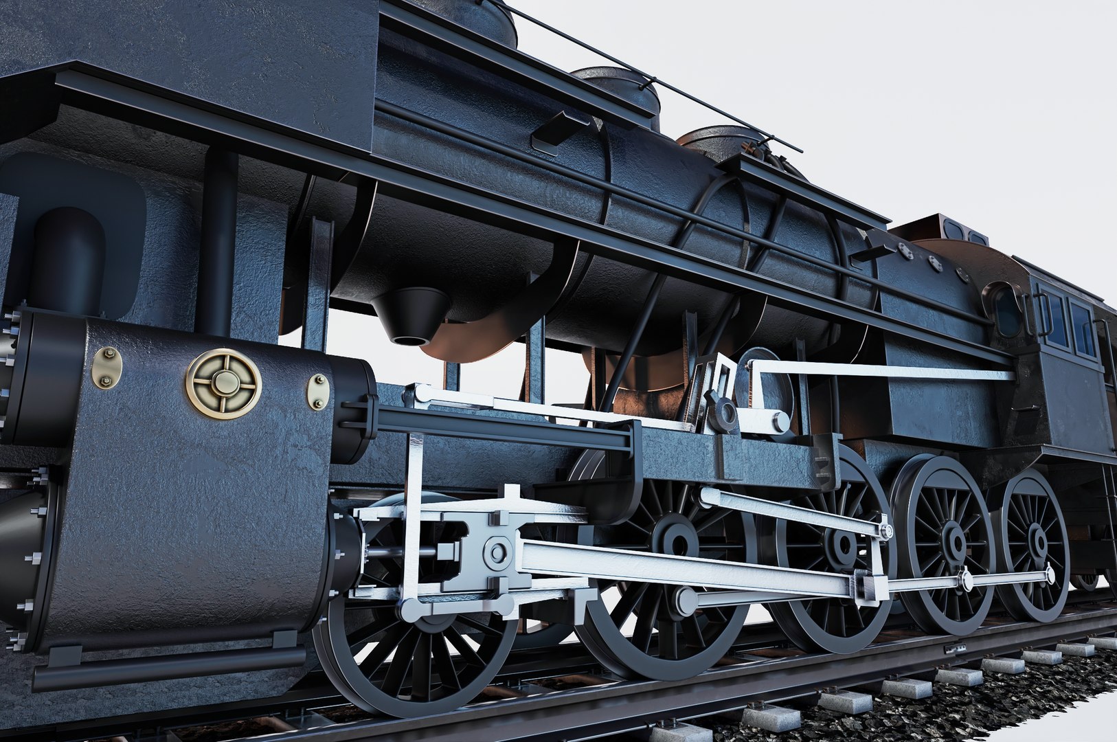 3D Mav Class 424 With Railroad - TurboSquid 1753118