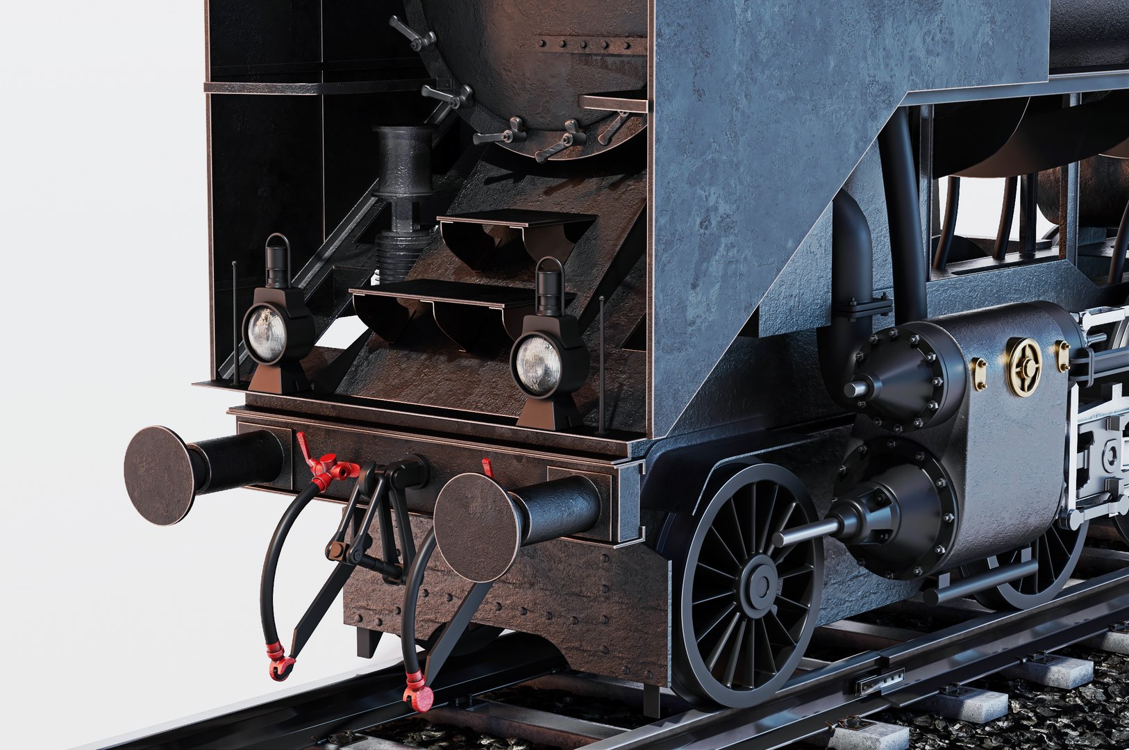 3D Mav Class 424 With Railroad - TurboSquid 1753118