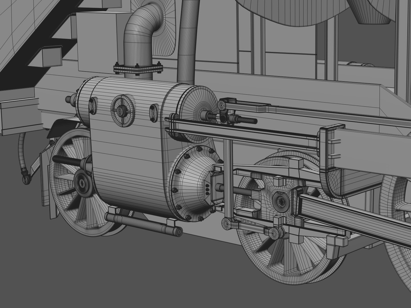 3D Mav Class 424 With Railroad - TurboSquid 1753118