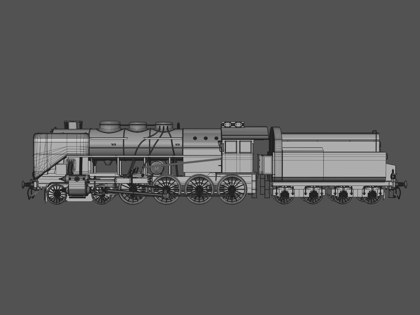 3D Mav Class 424 With Railroad - TurboSquid 1753118