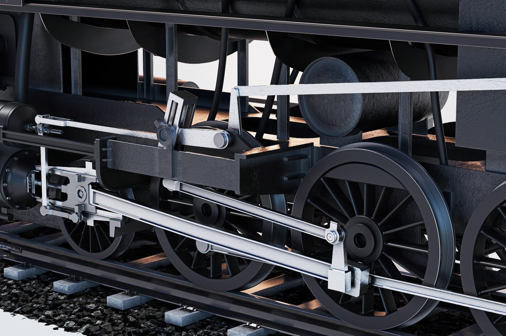 3D Mav Class 424 With Railroad - TurboSquid 1753118