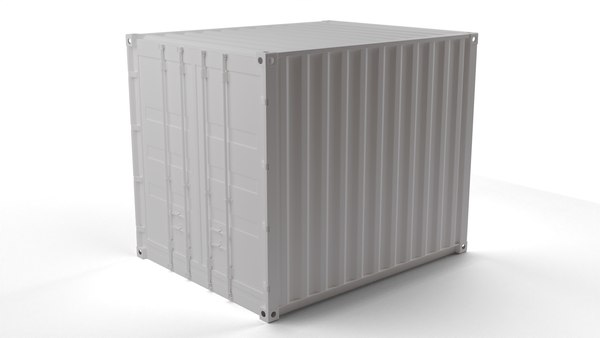 10Ft Cargo Container - Red model - TurboSquid 1967270