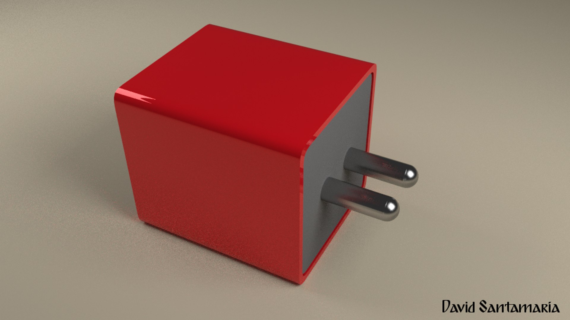 Phone Charger 3d Model