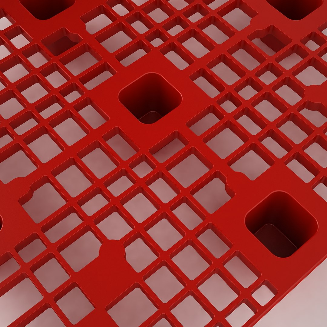 3d Plastic Pallet Model